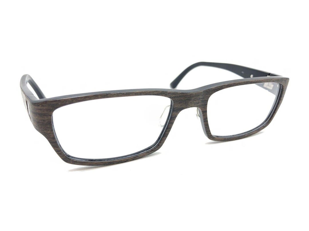 Prodesign Denmark Wood Dark Brown Black Rectangle Eyeglasses Frames ...