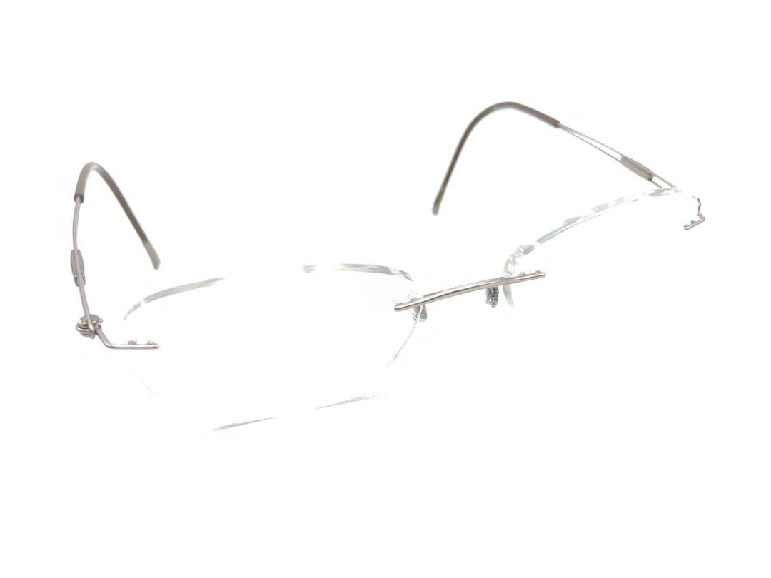 Silhouette 5223 40 6055 5227 Titanium Brown Rimless Eyeglasses Frames ...