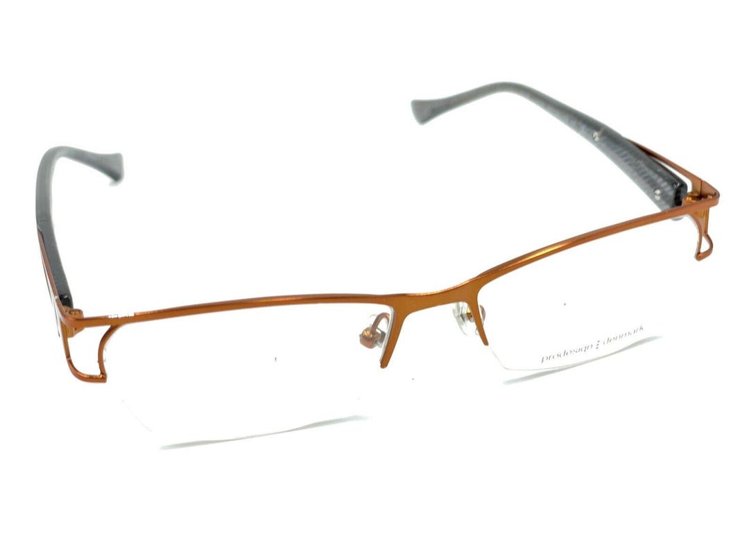 Prodesign Denmark NEW 5139 4521 Orange Striped Eyeglasses Frames 52-16 ...