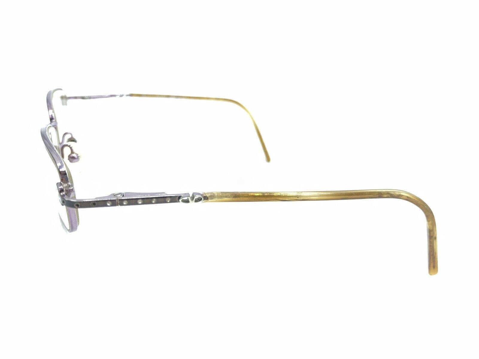 Valentino Pink Violet Rectangle Eyeglasses Frames 50-17 135 Italy ...