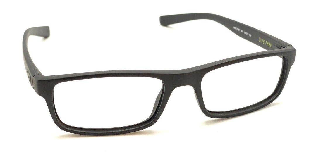 Nike Live Free 7090 001 Matte Black Rectangle Eyeglasses Frames 53-17 ...