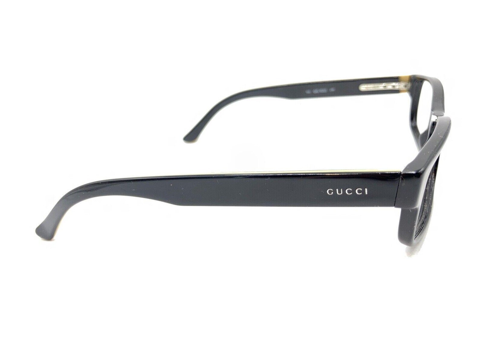 Gucci GG 1533 21R Black Tan Beige Rectangle Eyeglasses Frames 54-14 140 ...