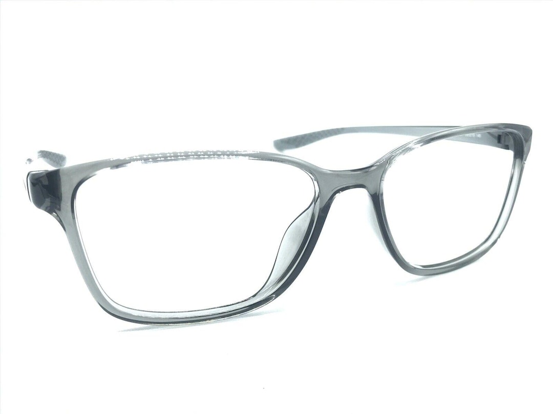 Nike 7027 036 Glossy Gray Transparent Eyeglasses Frames 53-15 140 ...