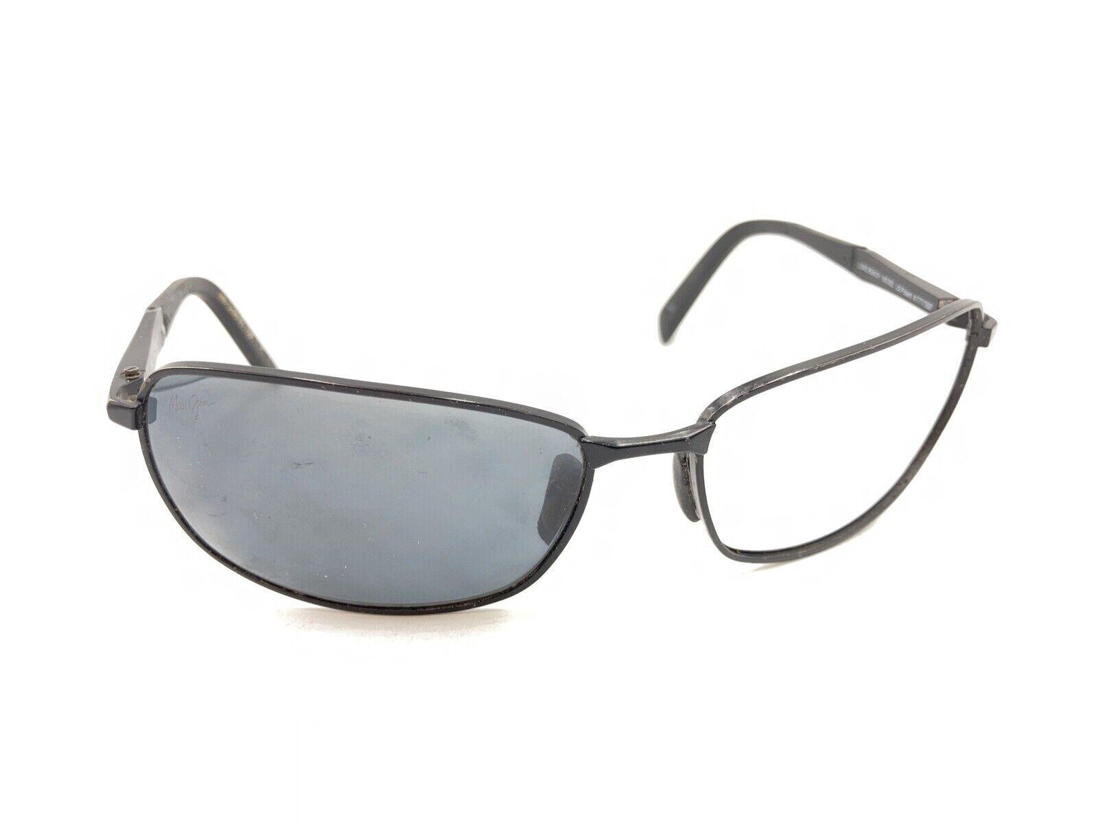 Maui Jim Long Beach MJ 240-2M Black Wrap Sunglasses Frames 64-16 130 ...