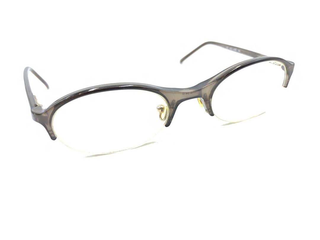 Gucci GG 1405 T4K Brown Half Rim Eyeglasses Frames 52-22 140 Italy Men ...