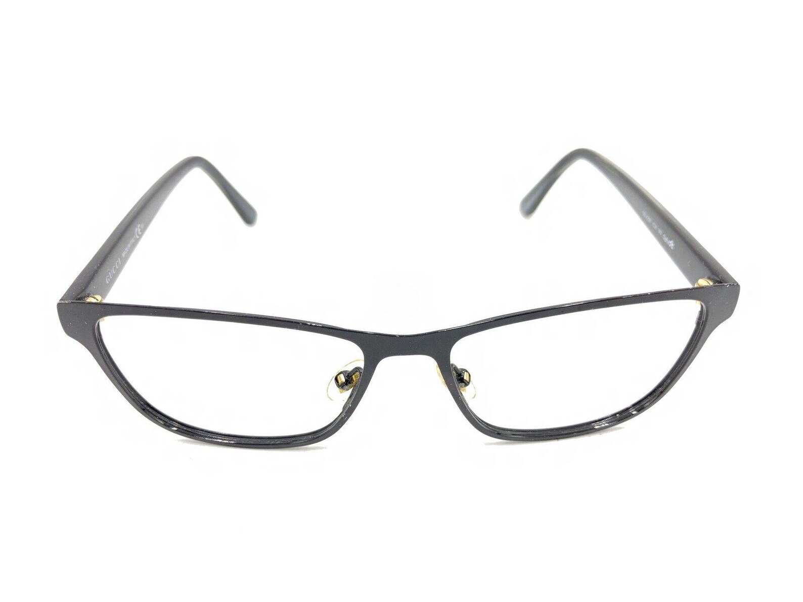Gucci GG 4259 YLH Black Gold Cat Eye Eyeglasses Frames 52-15 140 Italy ...