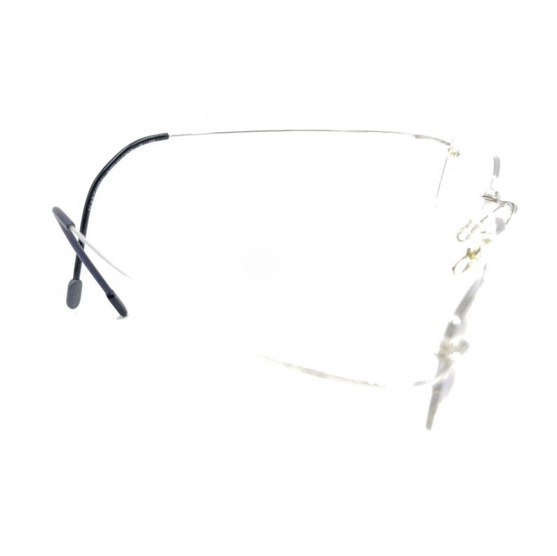 Marchon Airlock 2 720 32 Silver Rimless Eyeglasses Frames 19 - Etsy