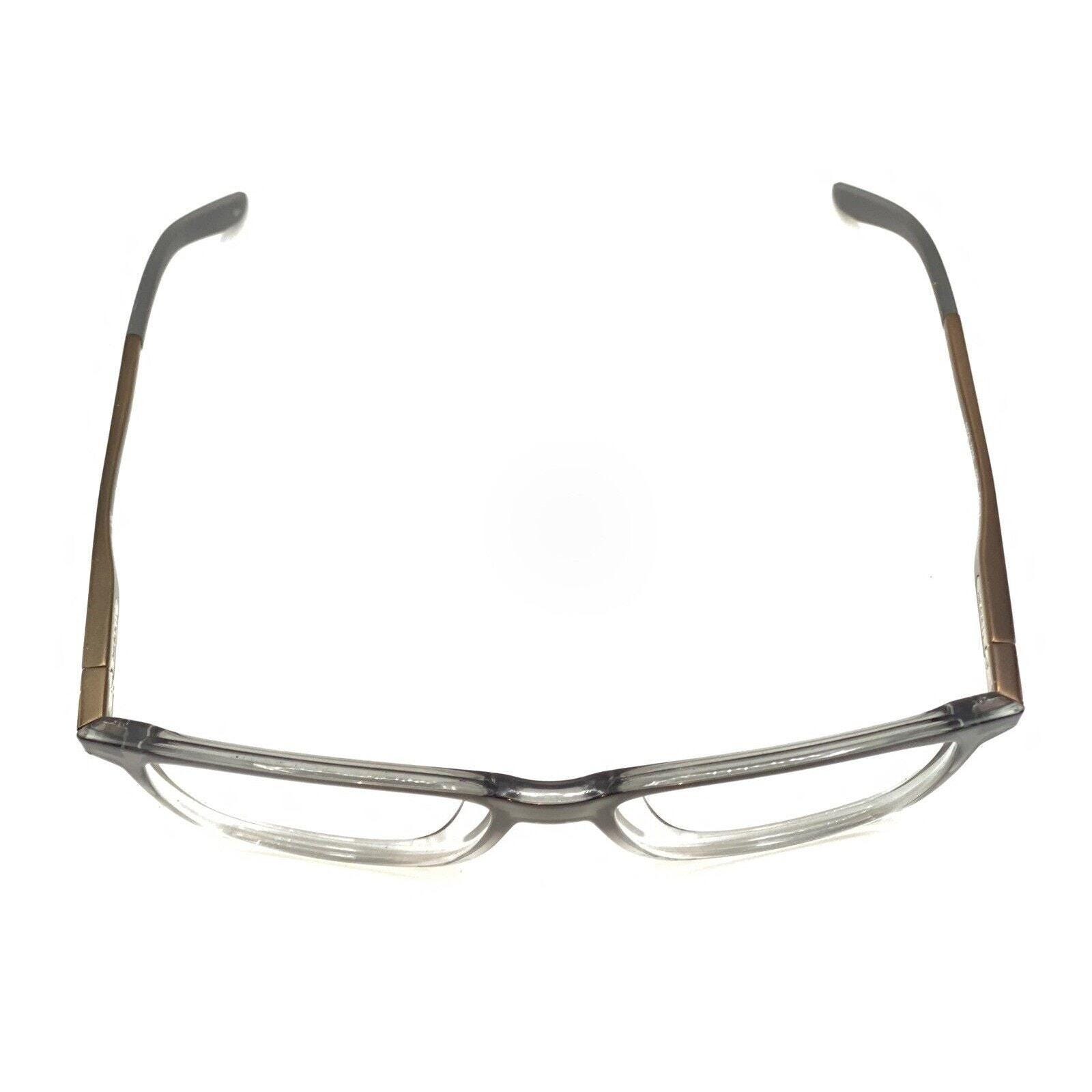 Nike 7286 035 Black Clear Bronze Rectangle Eyeglasses Frames 54-17 140 ...