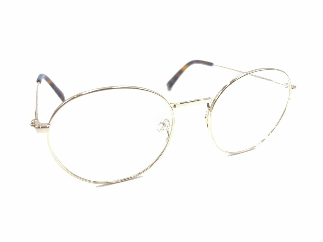 Warby Parker NEW Simon M 2403 Polished Gold Round Eyeglasses Frames 50 ...