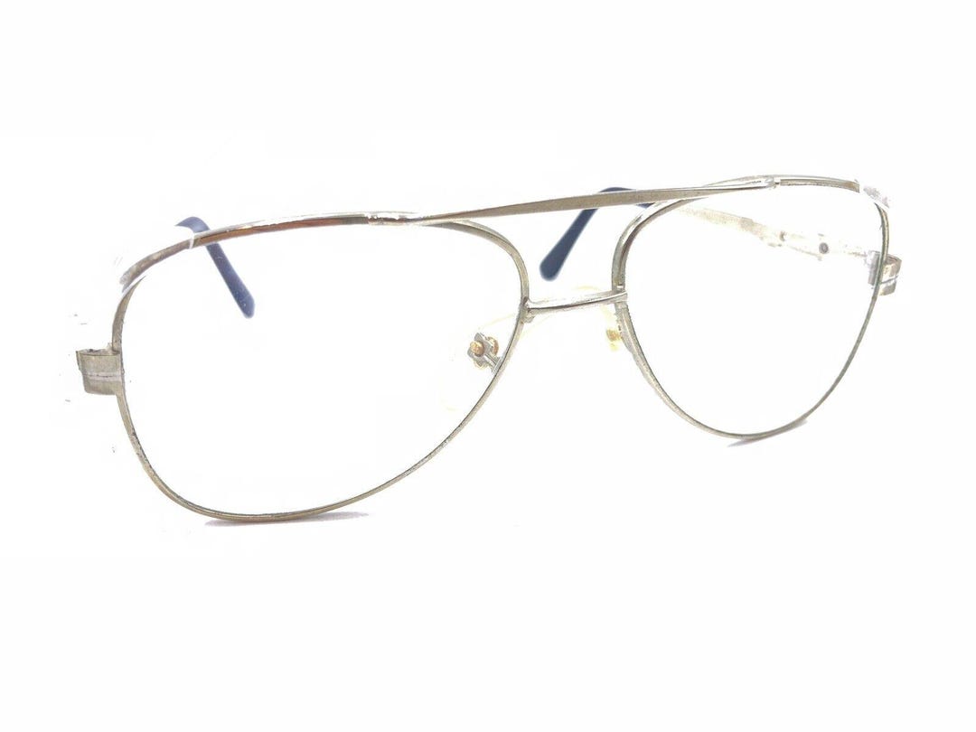Crews Engineer Vintage Light Gold Aviator Eyeglasses Frames 147 Side ...