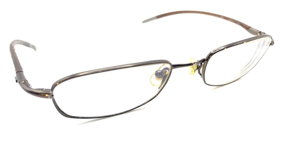Nike Flexon Brown Metal Slim Rectangle Eyeglasses Frames 48 145 ...