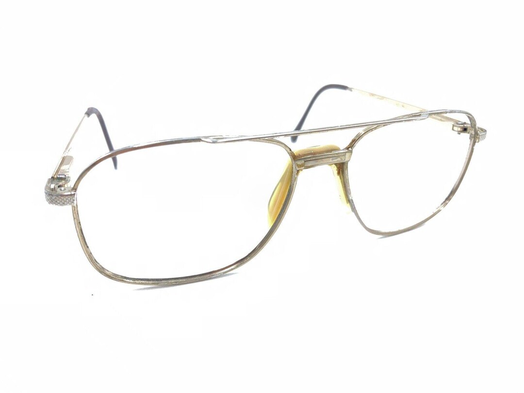 American Optical Aosafety DT-1 Z87-2 Gold Metal Square Eyeglasses ...