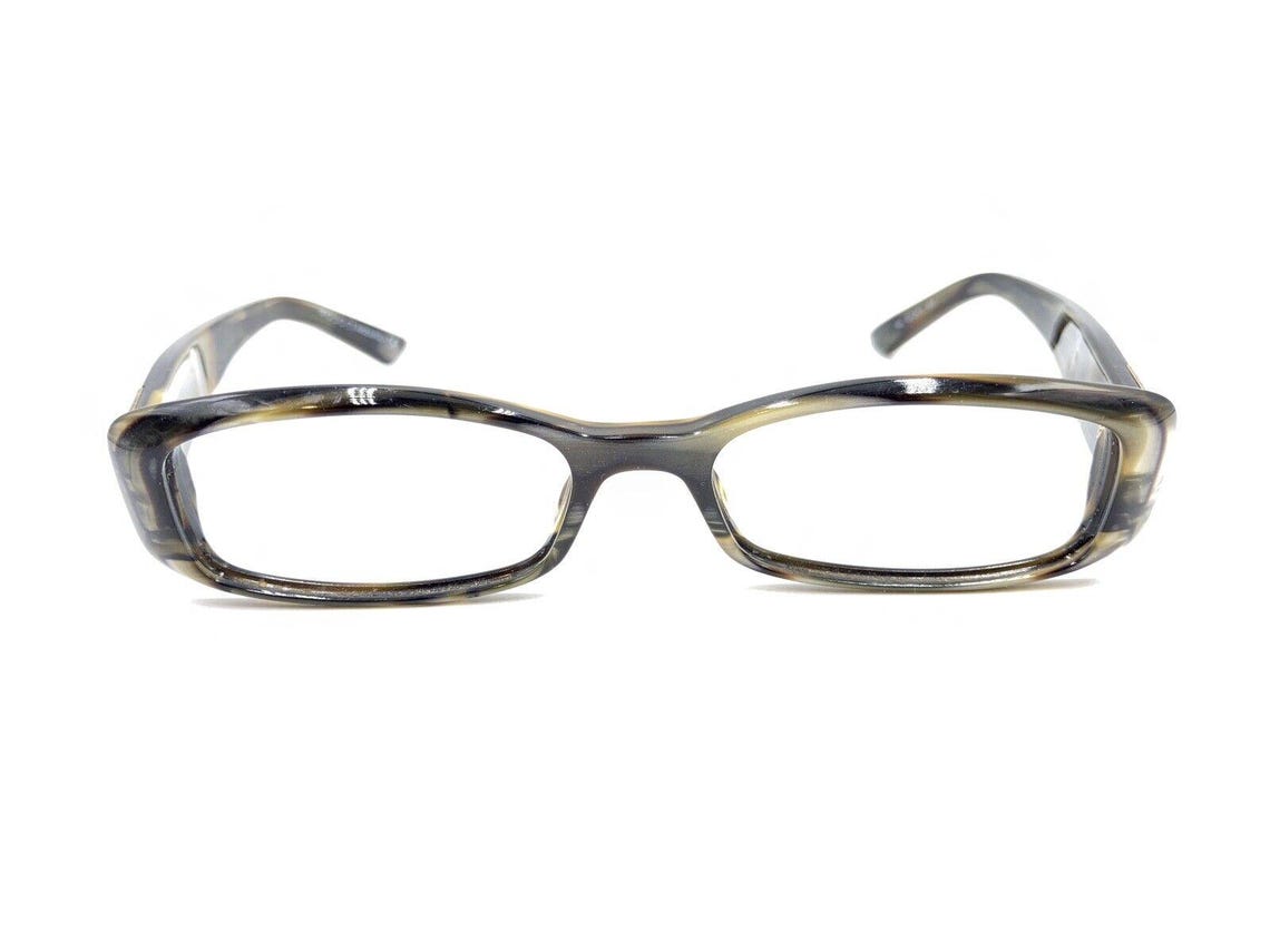 Gucci GG 2973 SVF Brown Gold Marble Rectangle Eyeglasses Frames 50-16 ...