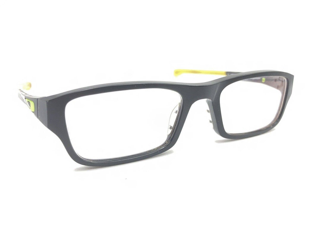 Oakley Chamfer OX8039-0649 Black Retina Burn Lime Eyeglasses Frames 49 ...