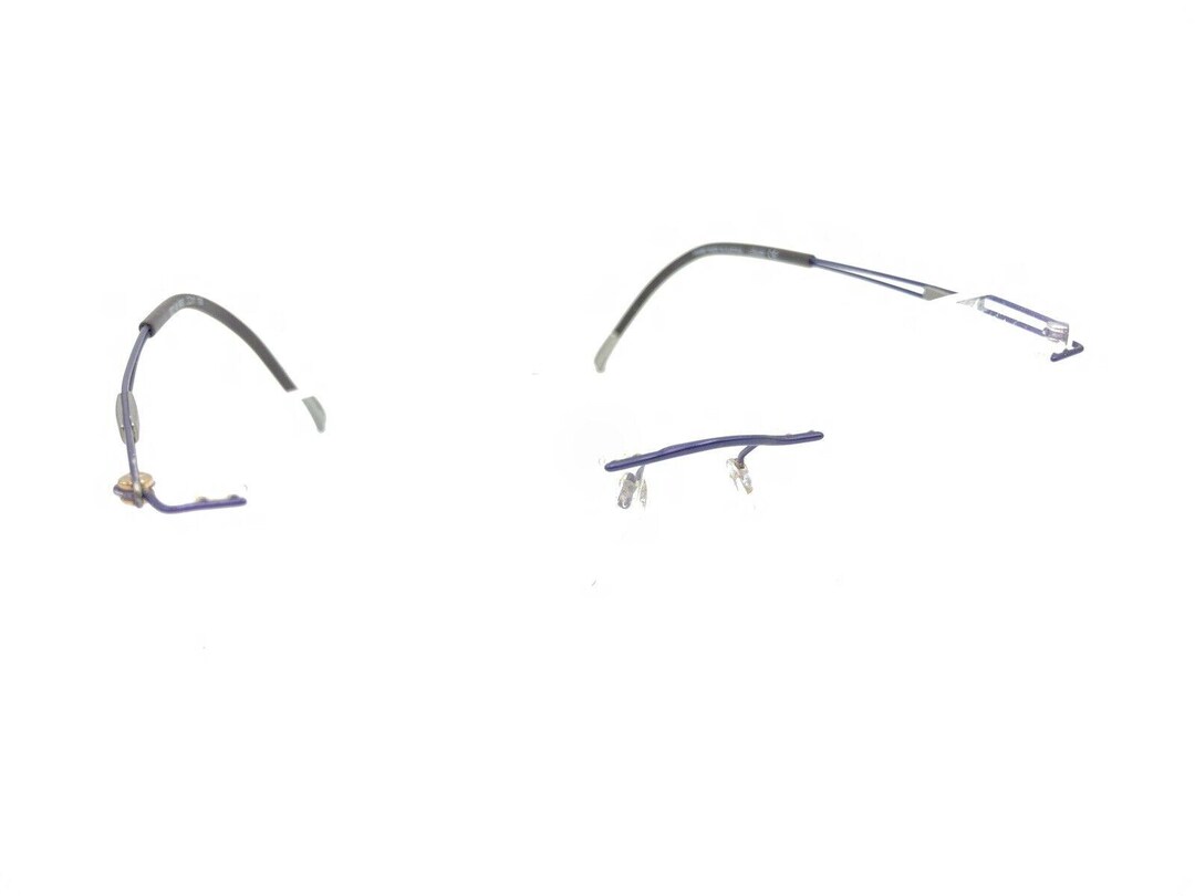 Silhouette 5227 40 6057 Titanium Purple Rimless Eyeglasses Frames 17 ...