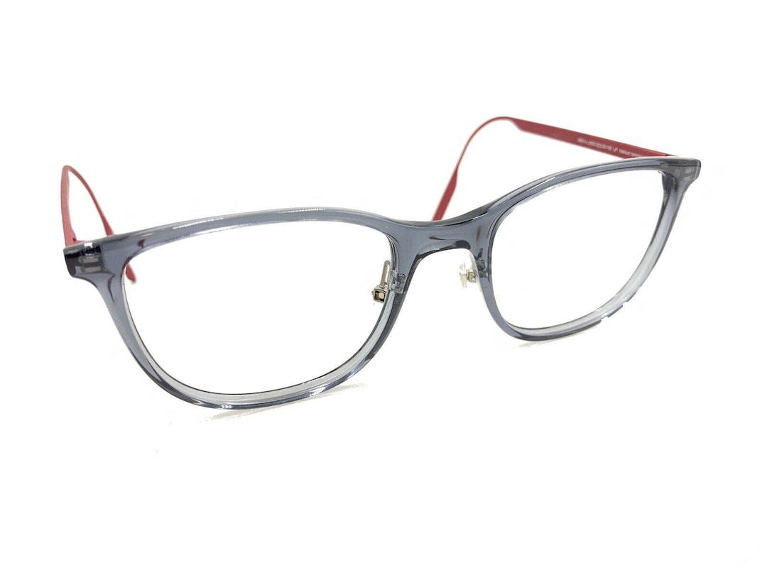 Prodesign Denmark 3661-1 C.6625 Translucent Gray Red Eyeglasses Frames 52-20 150 - Etsy