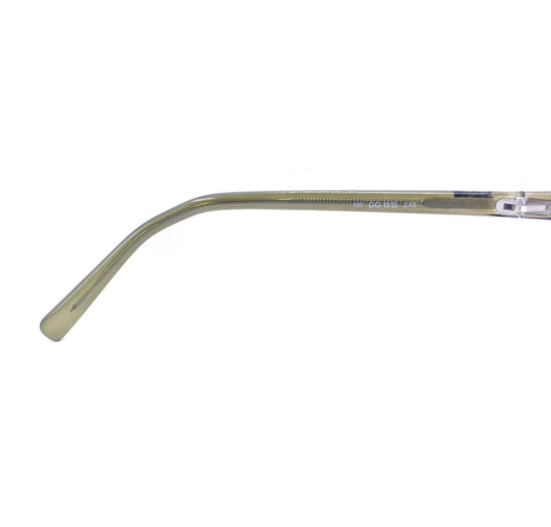 Gucci GG 1515 ZX6 Translucent Olive Green Eyeglasses Frames 52-16 130 ...