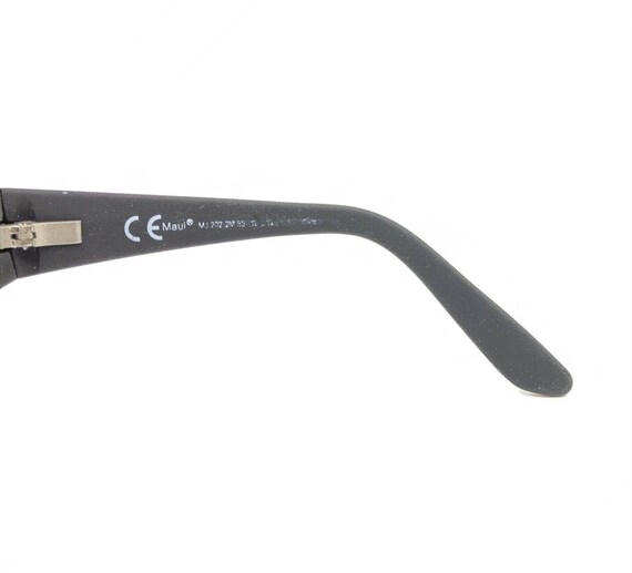 Maui Jim Peahi Mj 202 2m Satin Black Wrap Sunglasses … Gem