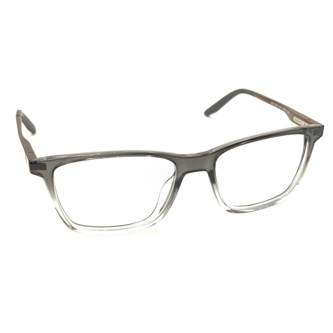 Nike 7286 035 Black Clear Bronze Rectangle Eyeglasses Frames 54-17 140 ...