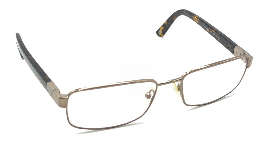 Versace MOD 1155 1031 Brown Rectangle Eyeglasses Frames 53-17 140 Italy ...
