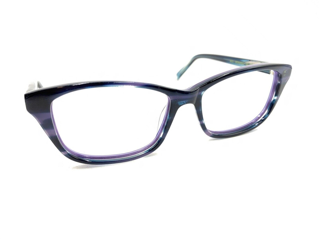 Bevel Leonardo 3672 Purple Blue Eyeglasses Frames 51-15 135 Japan ...