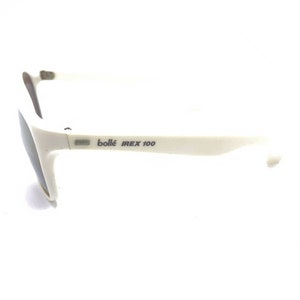 Bolle Irex 100 Vintage White Nylon Square Sunglasses Frames Men Women ...