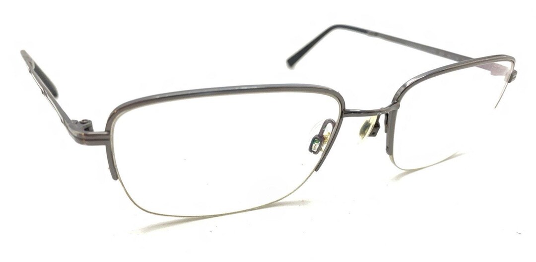 Flexon Melville 600 001 Gunmetal Gray Half Rim Eyeglasses Frames 55-18 ...