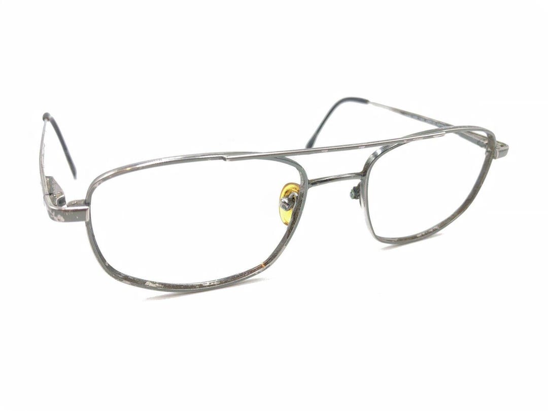 American Optical AO Safety Steel 300 Z87-2 Gunmetal Eyeglasses Frames ...