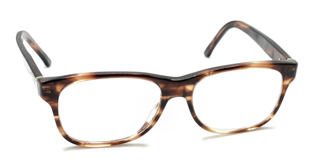 Gucci GG Brown Tortoise Rectangle Eyeglasses Frames Italy Designer Men ...