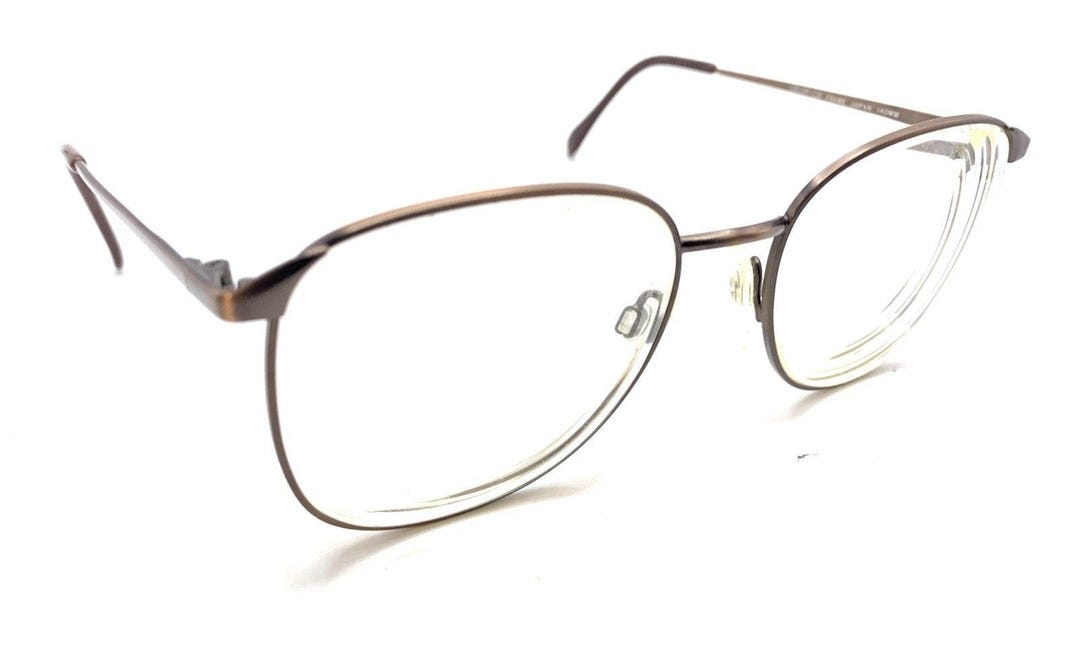 Charmant Color-co Bronze Brown Square Eyeglasses Frames 54-18 140 ...