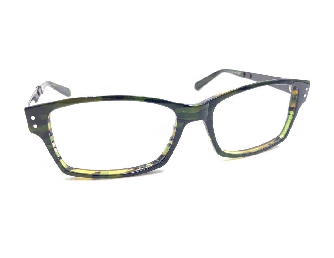 Jean Lafont Mondrian 2 405 Dark Green Brown Eyeglasses Frames - Etsy