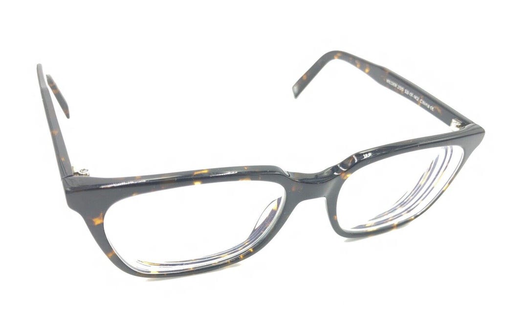 Warby Parker Wilder 200 Brown Tortoise Wayfarer Eyeglasses Frames 52-17 ...