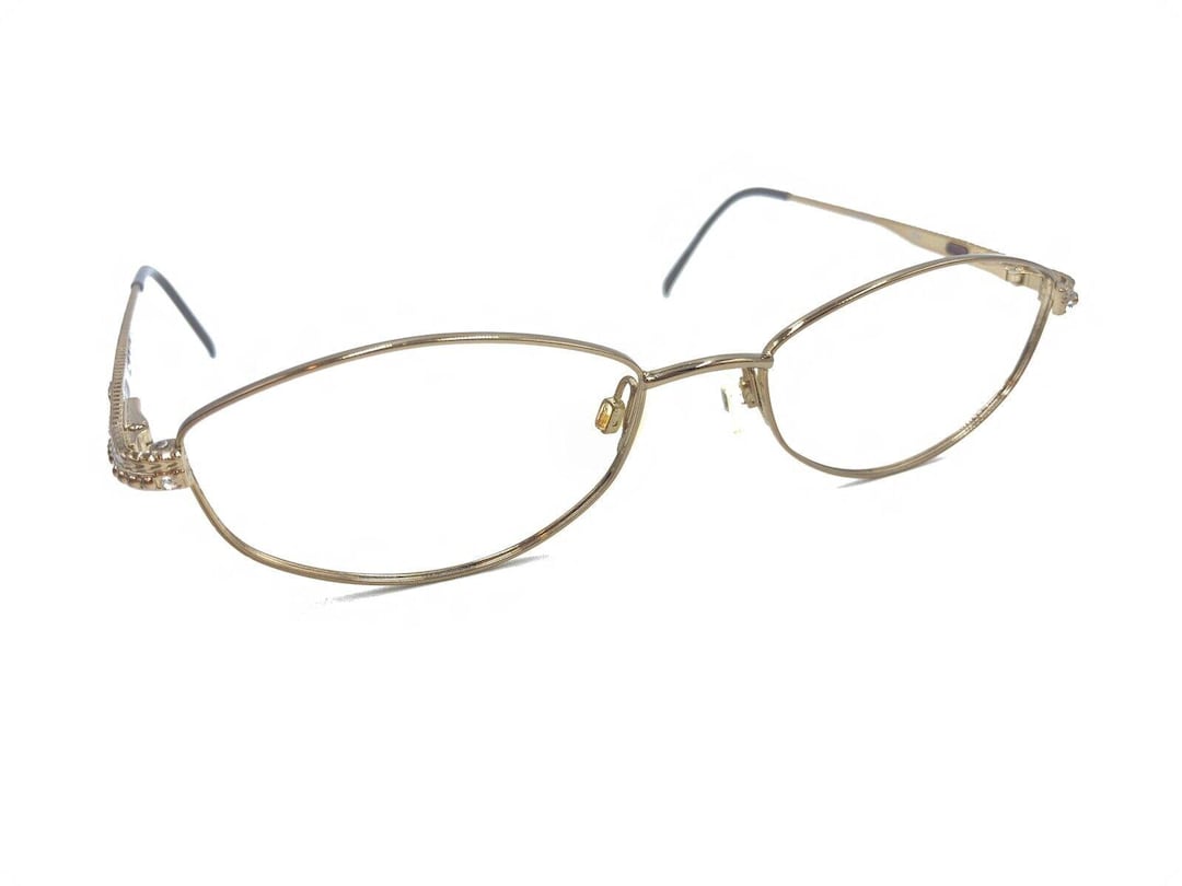 Jessica Mcclintock JMC 168 Shiny Brown Oval Eyeglasses Frames 54-17 130 ...