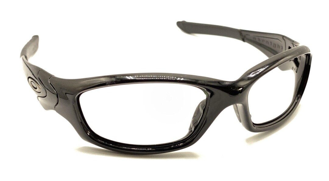 Oakley Straight 04-325 Gray Rectangle Wrap Eyeglasses Frames 61-18 135 ...