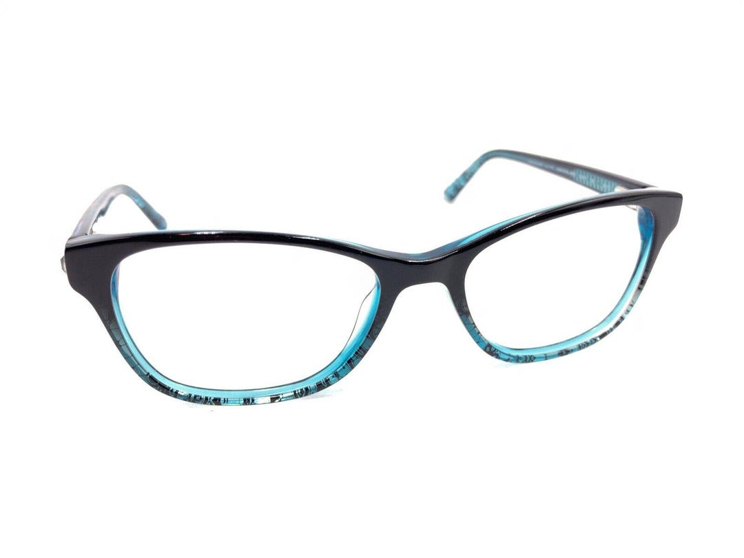 Bebe Wholesome BB5142 400 Teal Lace Dark Blue Green Eyeglasses Frames ...