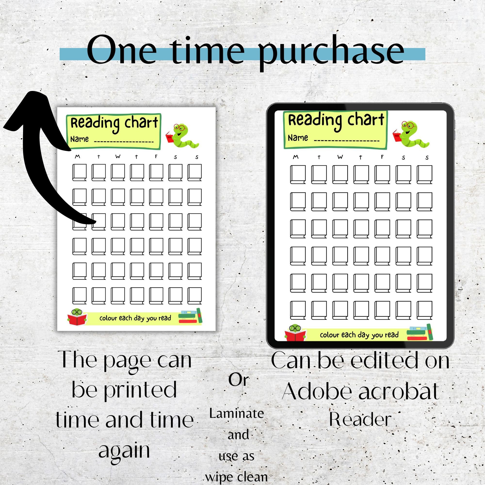 Reading Diary Reading Chart Daily Reading Log Monthly Log for Kids ...