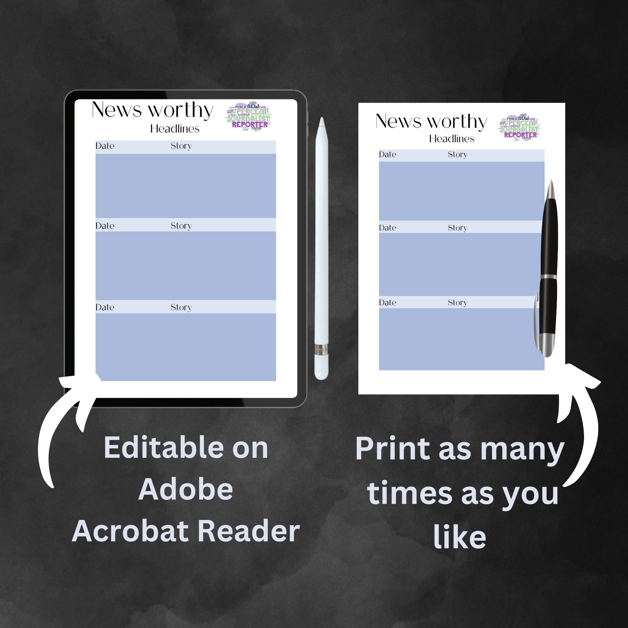 Journalism Planner Daily Journalist Planner Monthly Journalism Journal ...