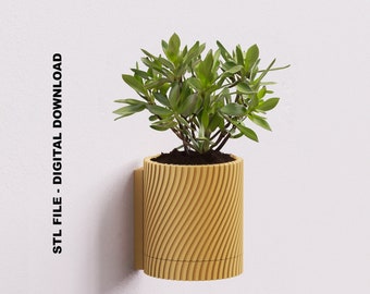 Wall Mounted Planter STL File for 3D Printing - Honeycomb Design - Etsy