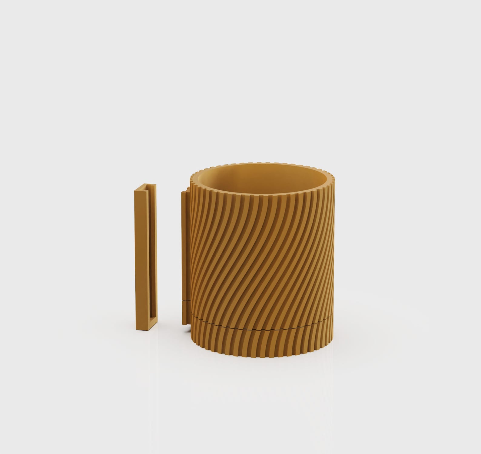 Wall Mounted Planter STL File for 3D Printing - Wave Design - Etsy