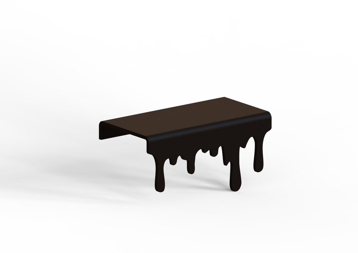 Dripping Melting Shelf STL File for 3D Printing - Slime Drip Floating ...