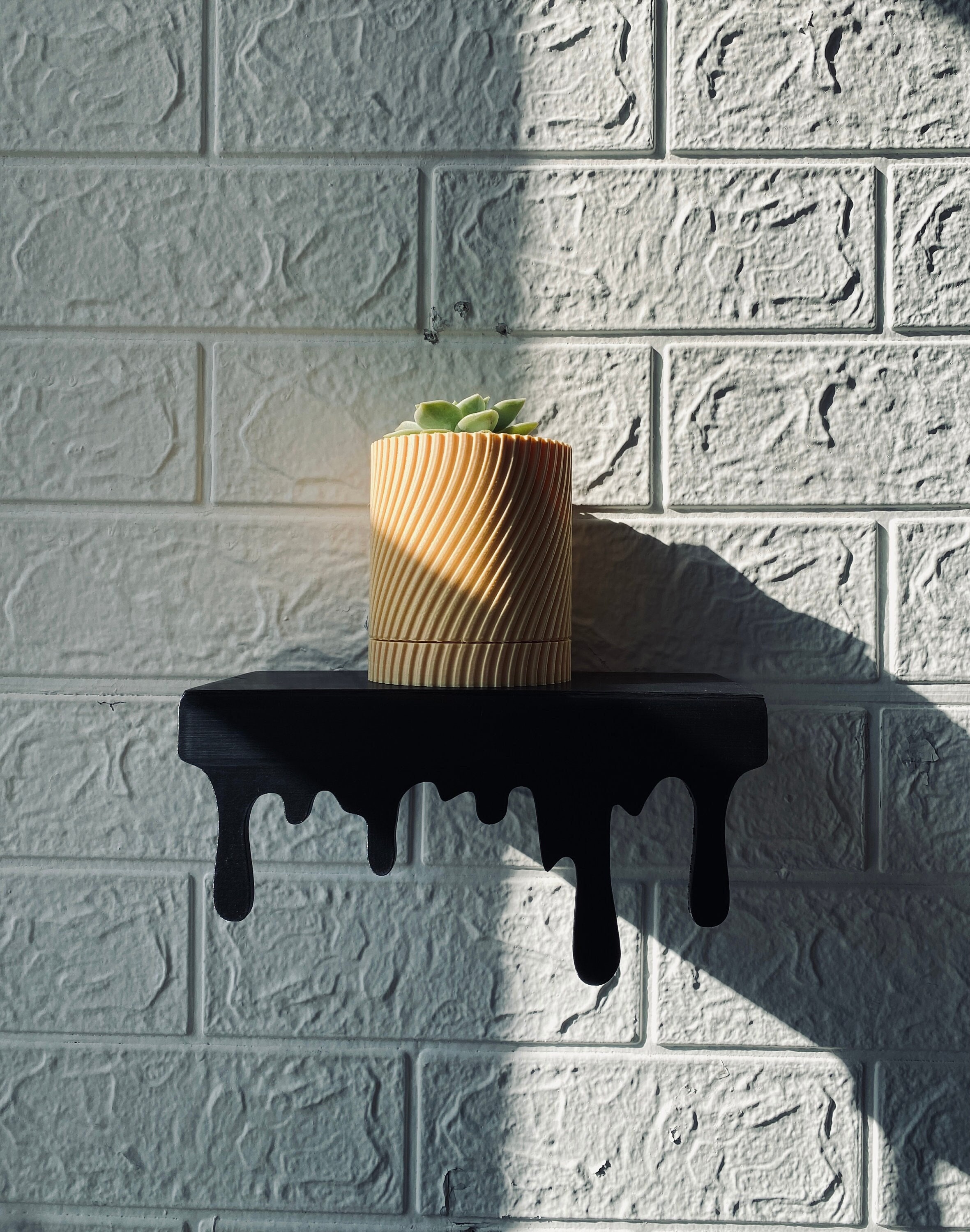 Dripping Melting Shelf STL File for 3D Printing - Slime Drip Floating ...