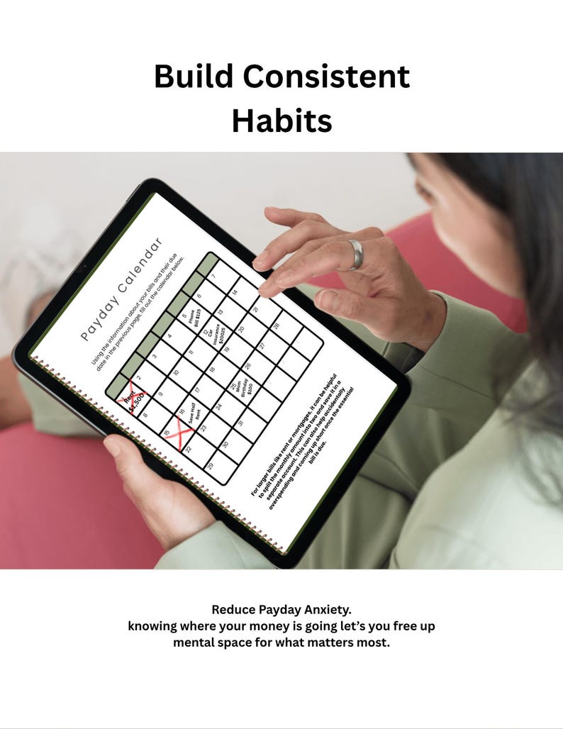 Payday Planner for Goodnotes Printable Download - Etsy Canada