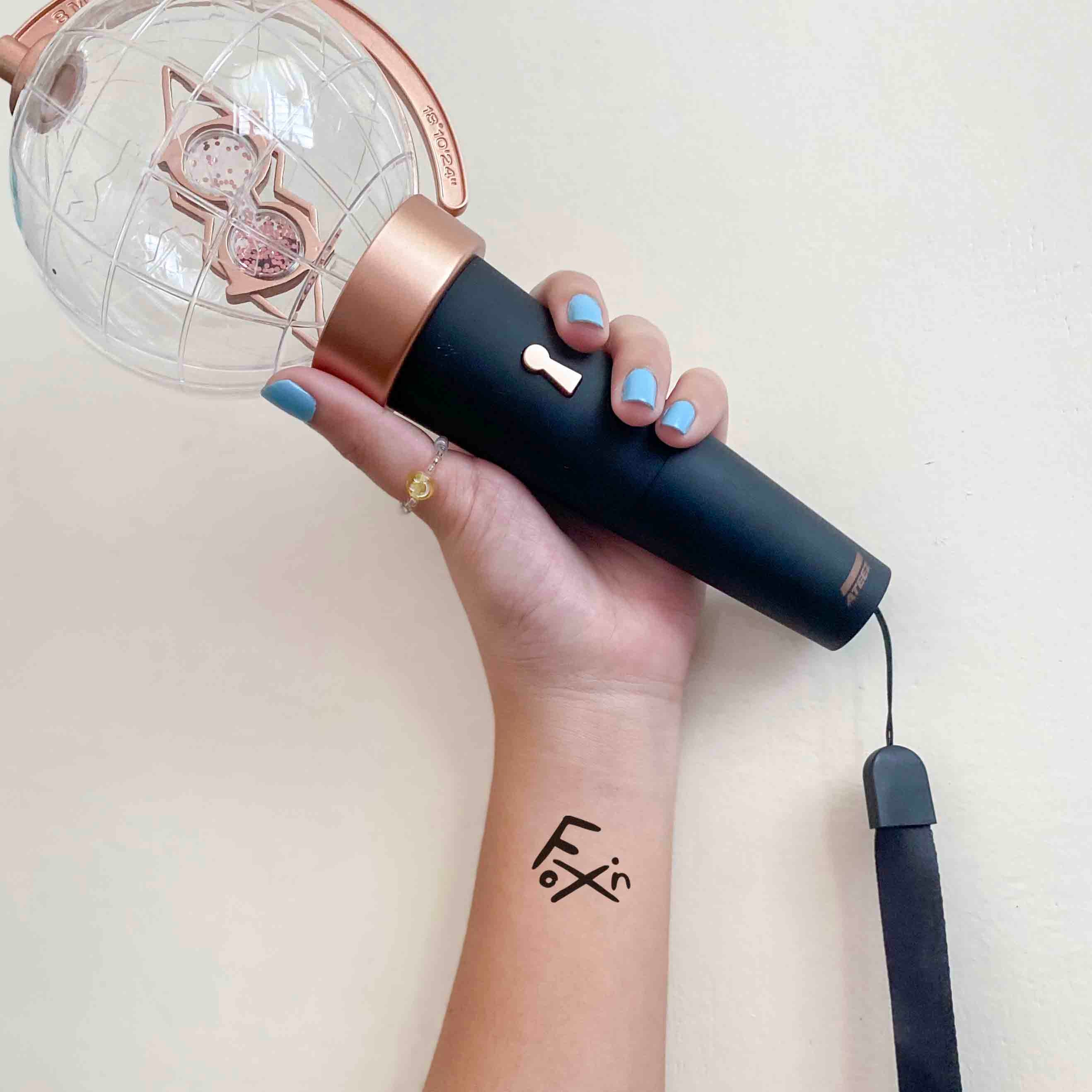 ATEEZ MINGI Fix on Temporary Tattoo ATZ Kpop Inspired Stickers Decals ...