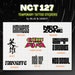 NCT 127 Stickers, Taeyong Johnny Temporary Tattoos Set, Assorted Kpop ...