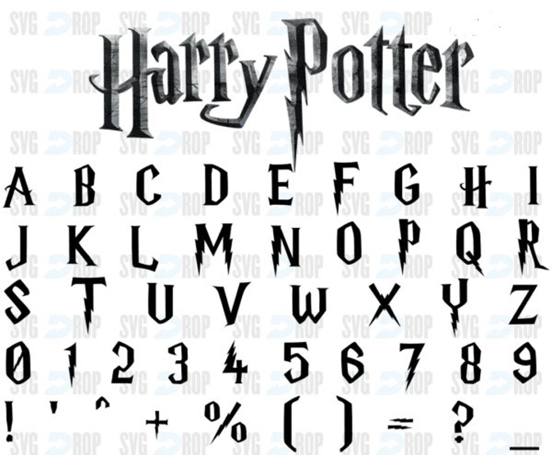 HP Font SVG File - Etsy