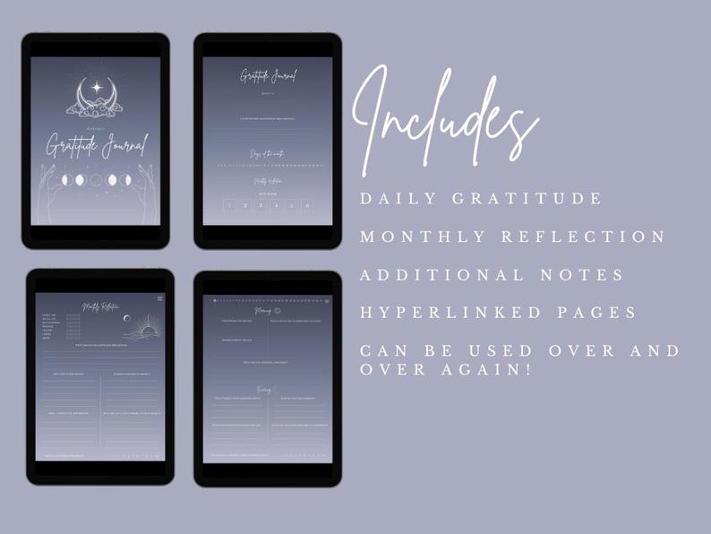 Digital Gratitude Journal Gratitude Journal, Daily Gratitude, Gratitude ...