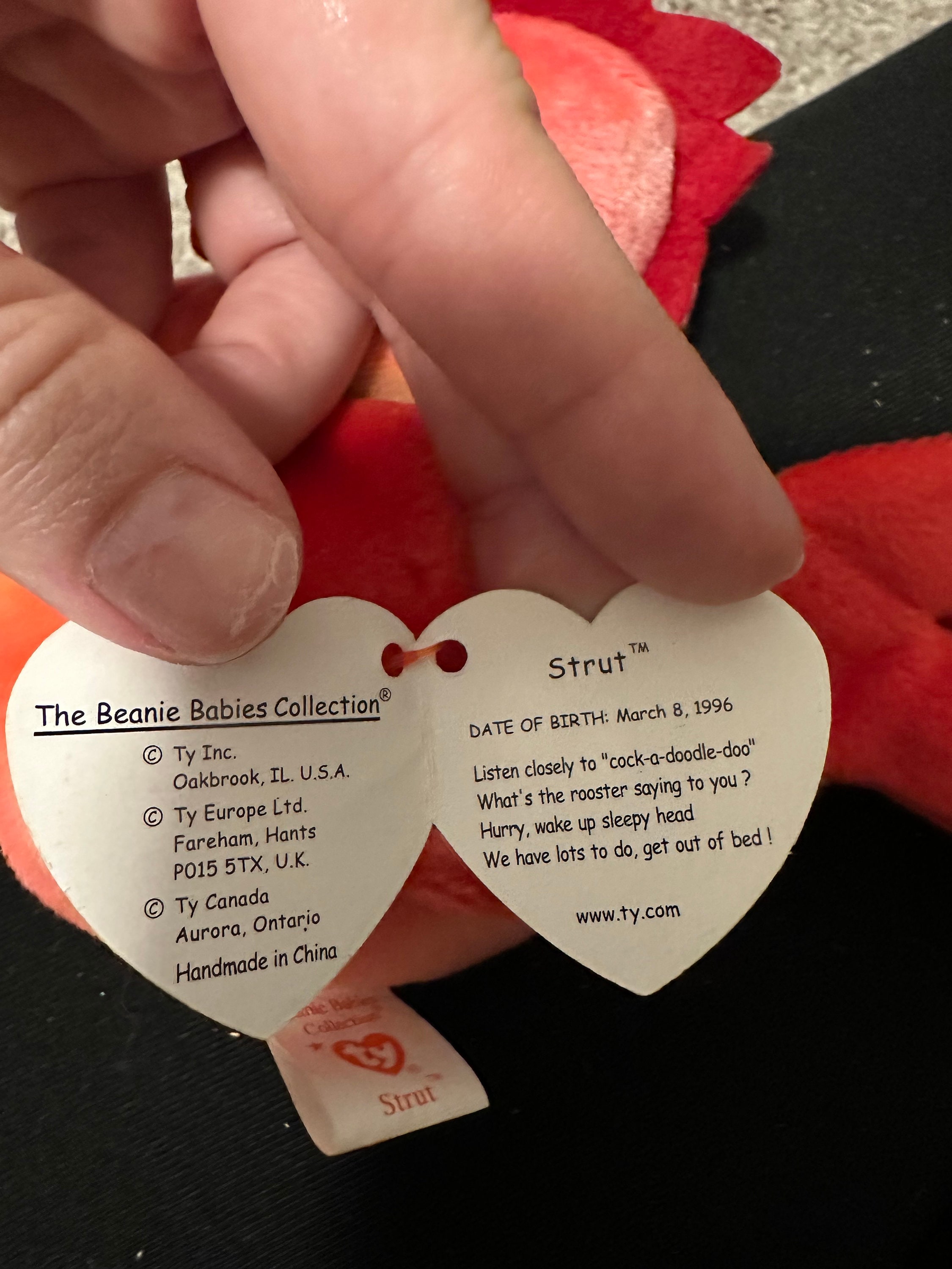 Rare Strut Beanie Baby With Tag Errors - Etsy