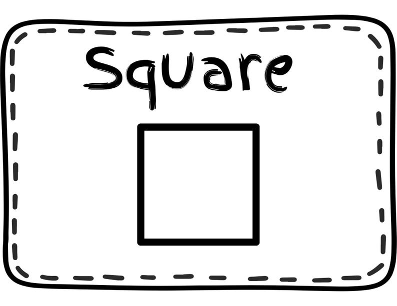 My Shape Book : A Shape Coloring Book - Etsy