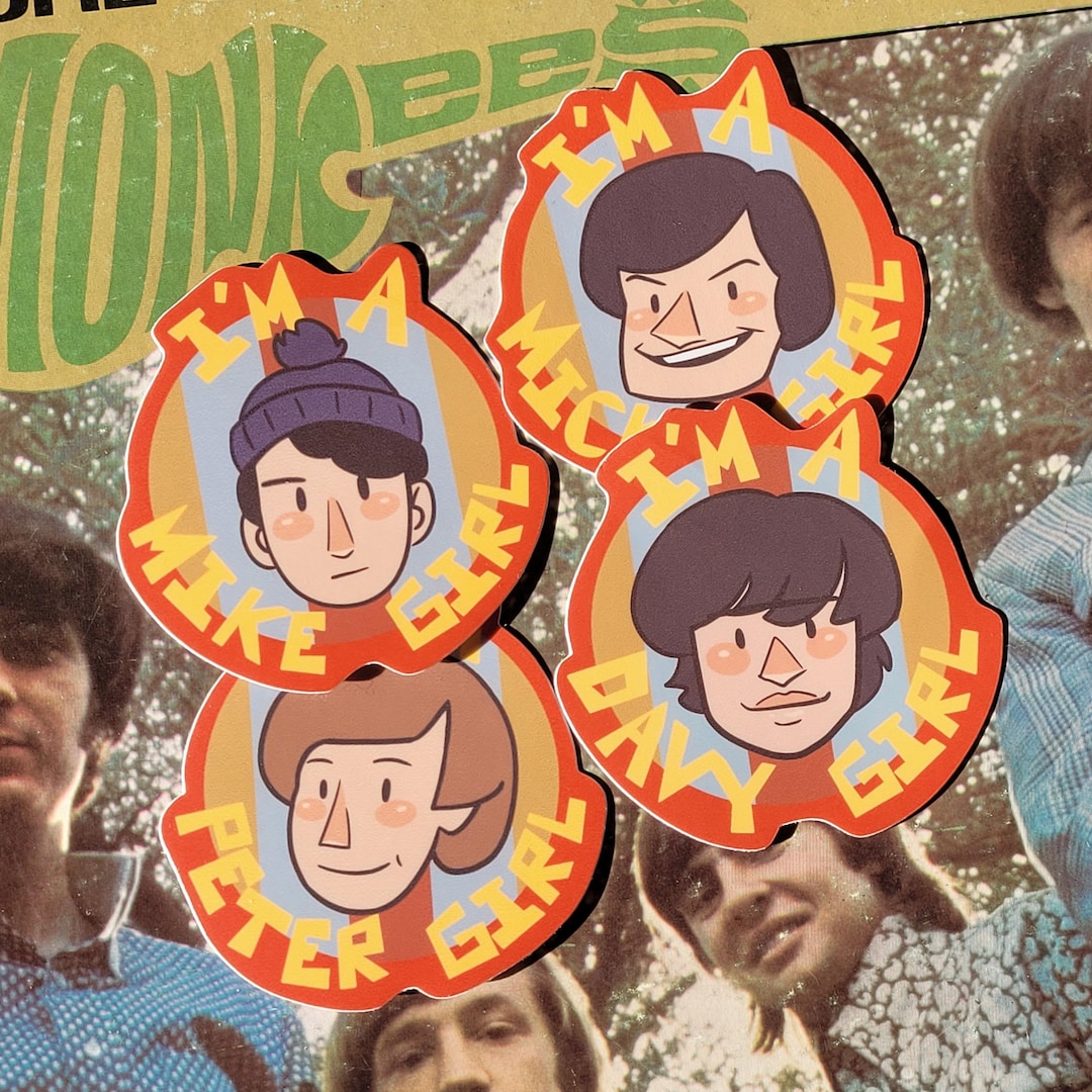 I'm a Monkees Girl Stickers - Etsy
