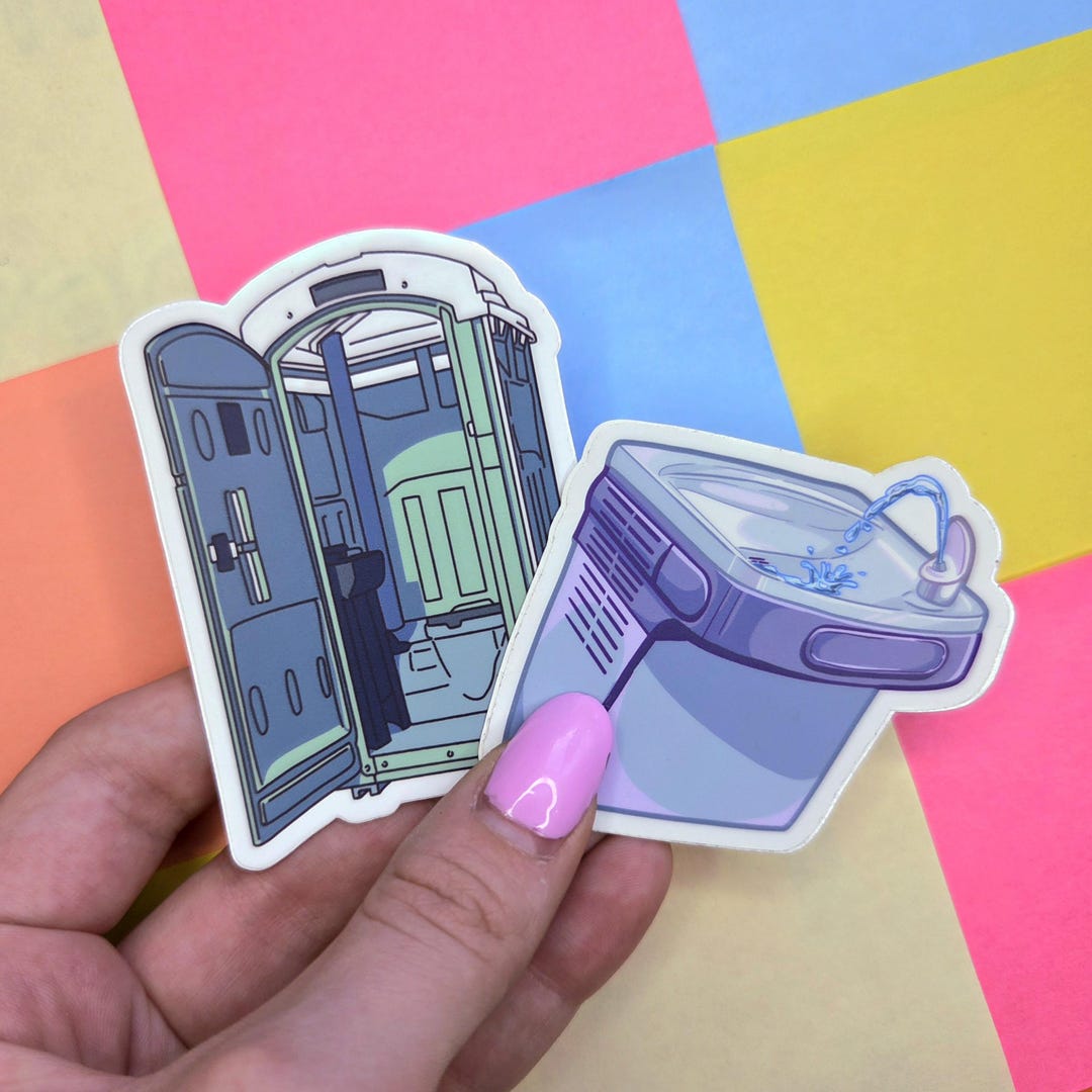 Random Objects Stickers - Etsy